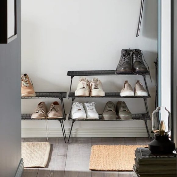 IKEA | Storage & Organization | Ikea Grejig Shoe Rack Gray | Poshmark